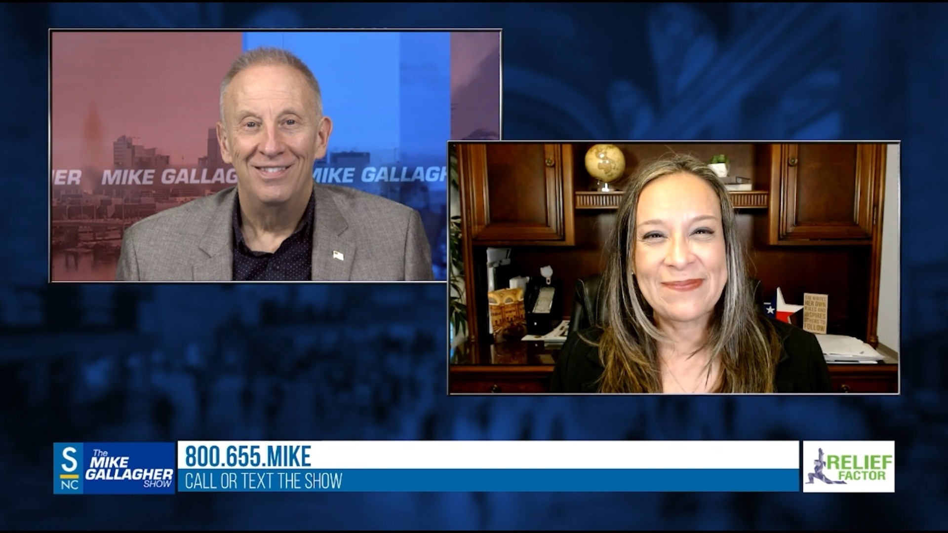 Mike talks to Representative Monica De La Cruz, Congresswoman from ...