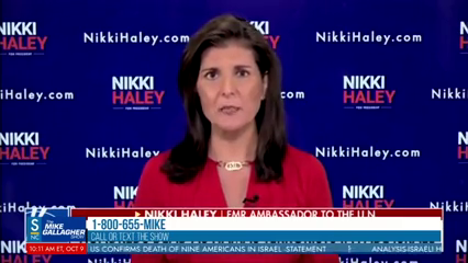 Haley: Americans Must Unite With Israel, Hamas Wants To Get Us Too ...