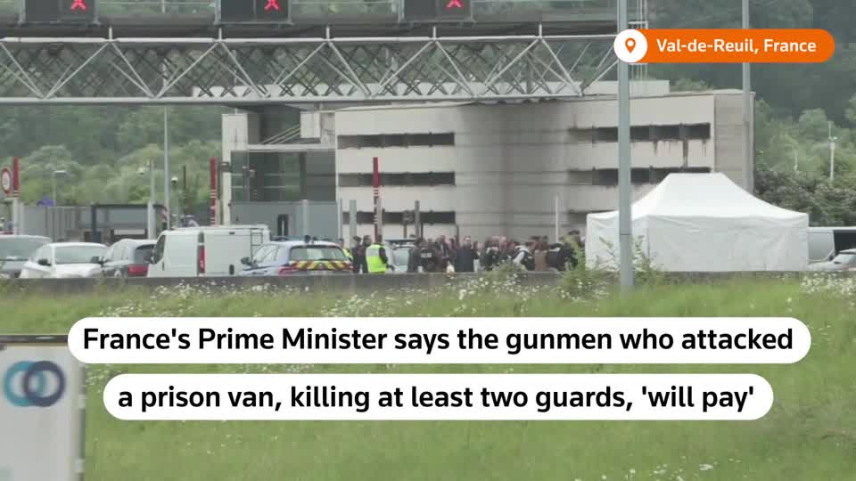 Gunmen ambush French prison van to free drug dealer, kill two guards ...