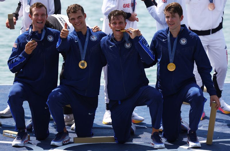 Olympics-Rowing-Best lives up to his name as US men’s four grab rowing ...