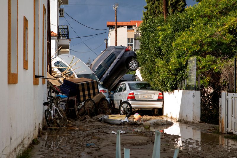 Storm Bora floods homes, streets in Greek island of Rhodes | Salem News ...