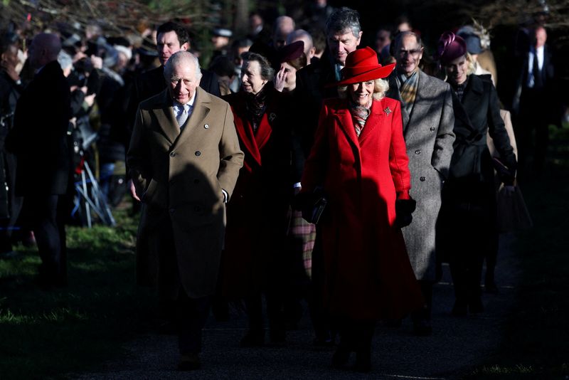 Daughters of King Charles’ brother Andrew join royals for Christmas ...